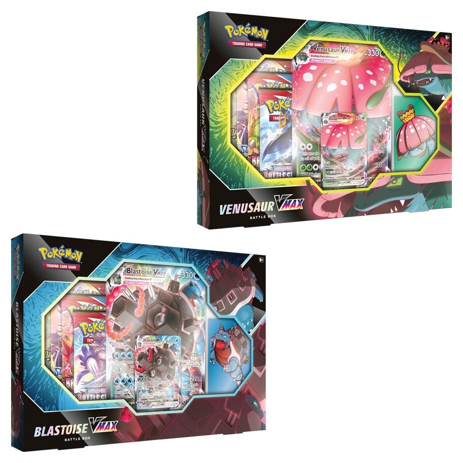 Pokemon Venusaur VMAX / Blastoise VMAX Battle Box | 333 Divisadero St ...